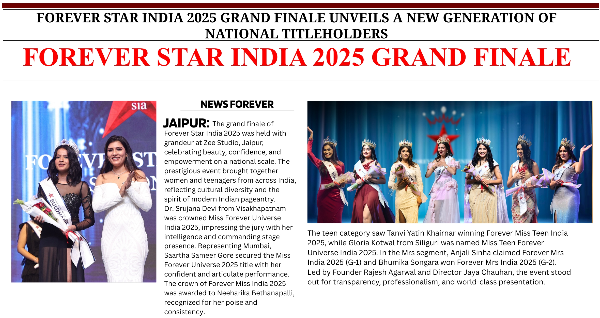 Forever Star India Crowns India’s New Icons at Grand Finale 2025
